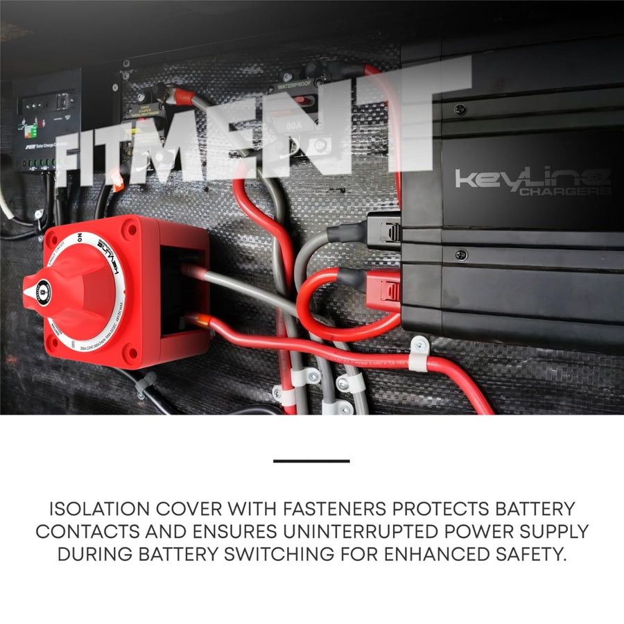 Marine Battery Disconnect Switch 12v to 48V DC | Boat Battery Kill Swi ...